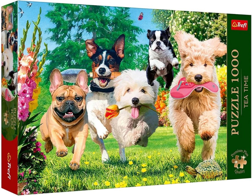 TREFL PUZZLE PREMIUM Čas na čaj Potíže na obzoru 68x48cm 1000 dílků tr10800