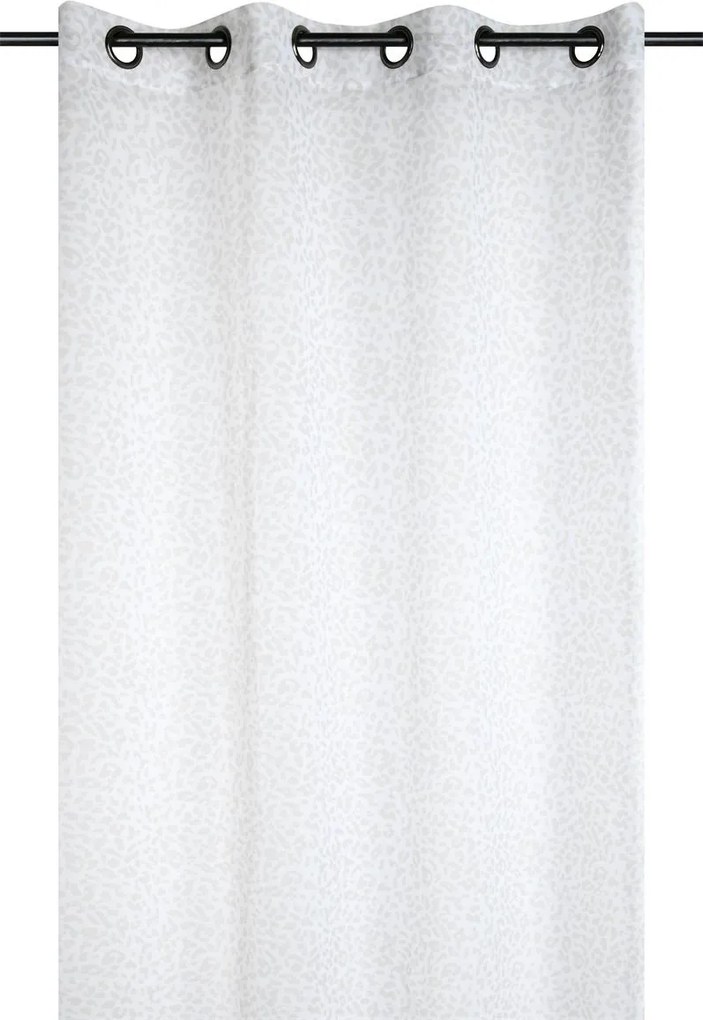 Záclona s leopardím vzorem CAMBODGE, 140 x 260 cm, zvířecí motiv