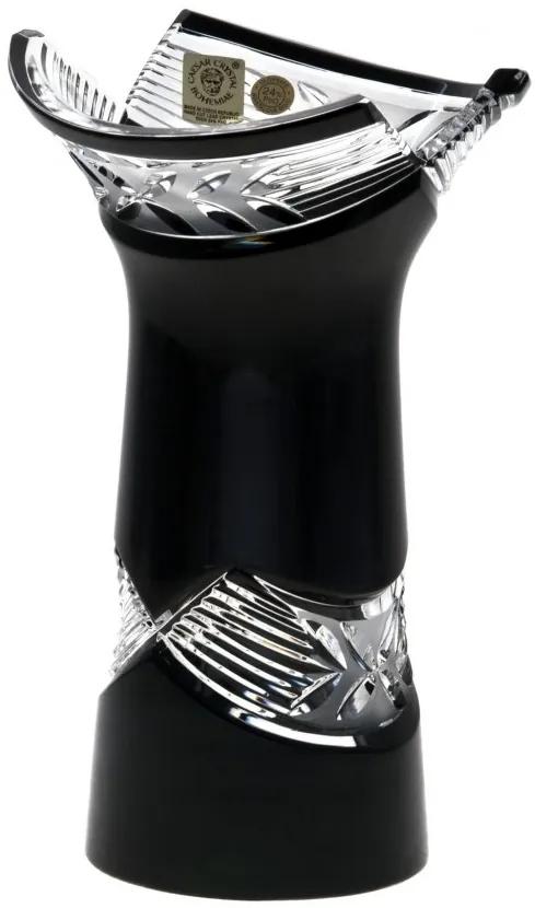 Váza  Laurel, barva černá, výška 185 mm