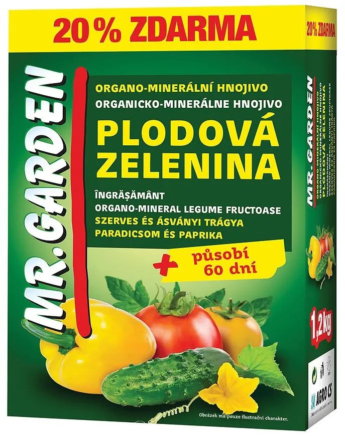 Mr. Garden organo-minerální hnojivo pro plodovou zeleninu 1,2 kg