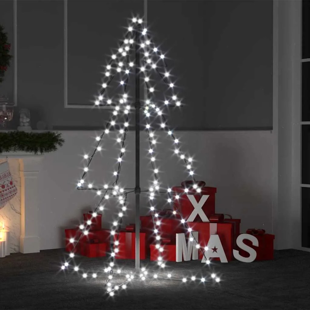 Vánoční stromek kužel 160 LED diod dovnitř i ven 78 x 120 cm 328564