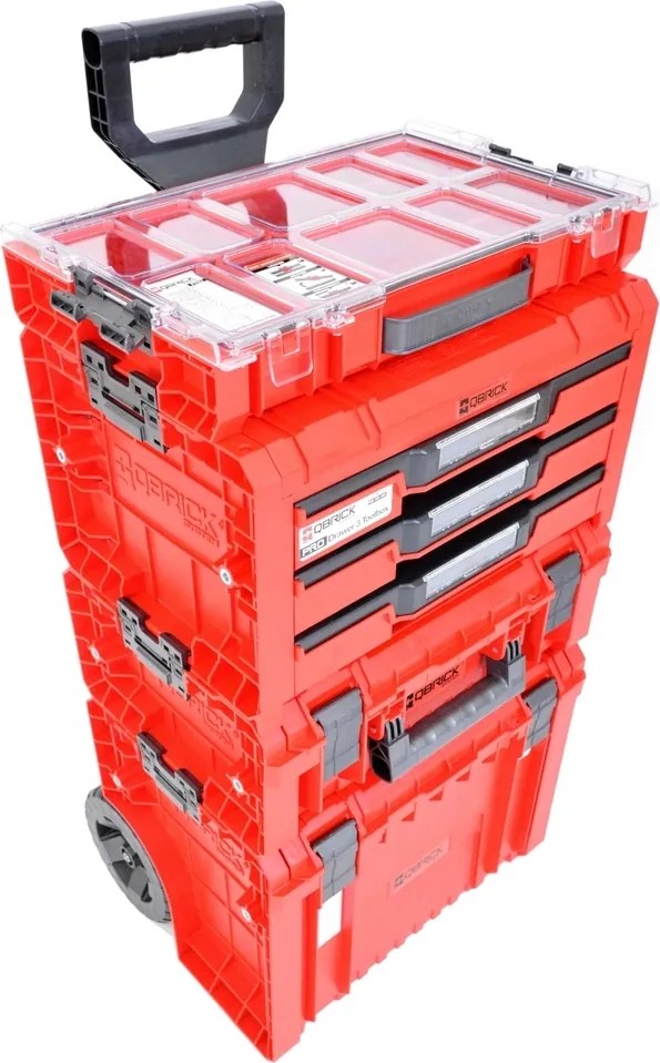 QBRICK SYSTEM PRO Expert RED HD Zásuvkový organizér 3