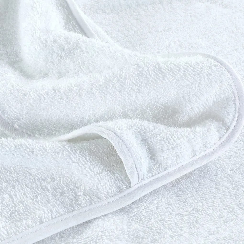Plážové osušky 6 ks bílé 60 x 135 cm textil 400 GSM 3157051