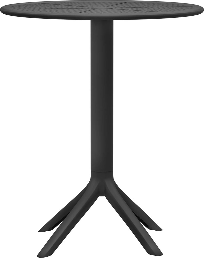 Kulatý stůl Lacota 60 cm - černá