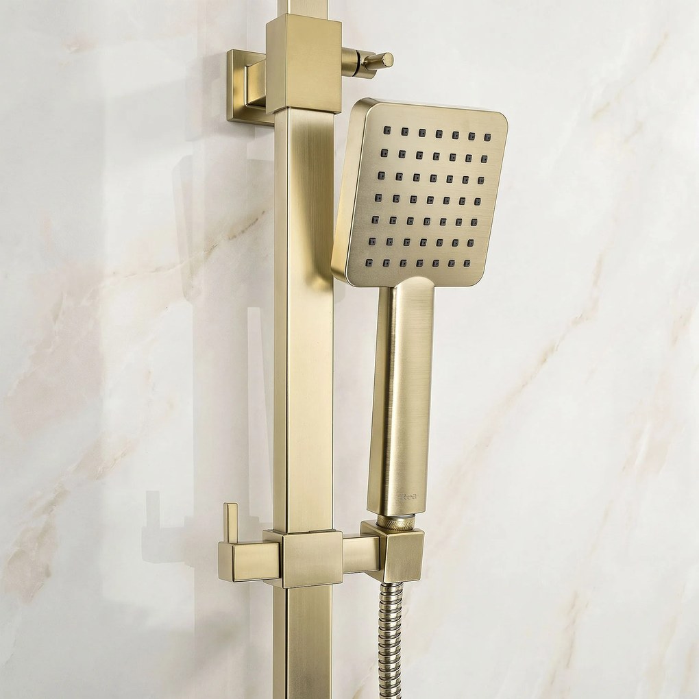 Rea, Sprchový set Rea Atrium Brush Gold, REA-P8922