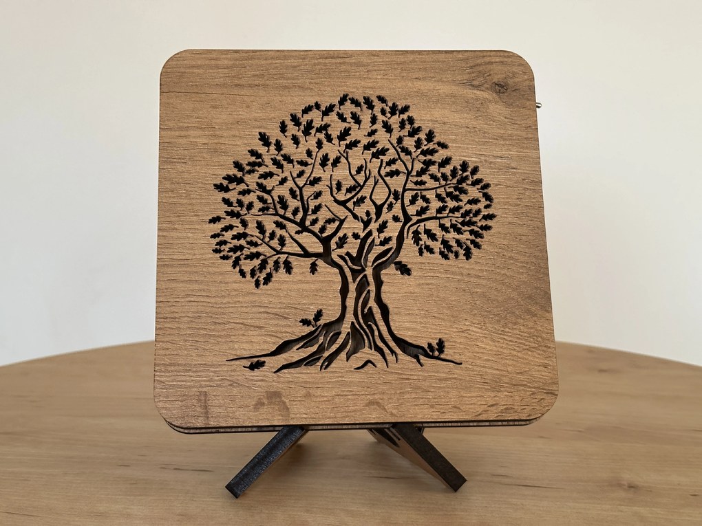 Li-Go "Dub" lampa 19x19cm provedení povrchu: oliva