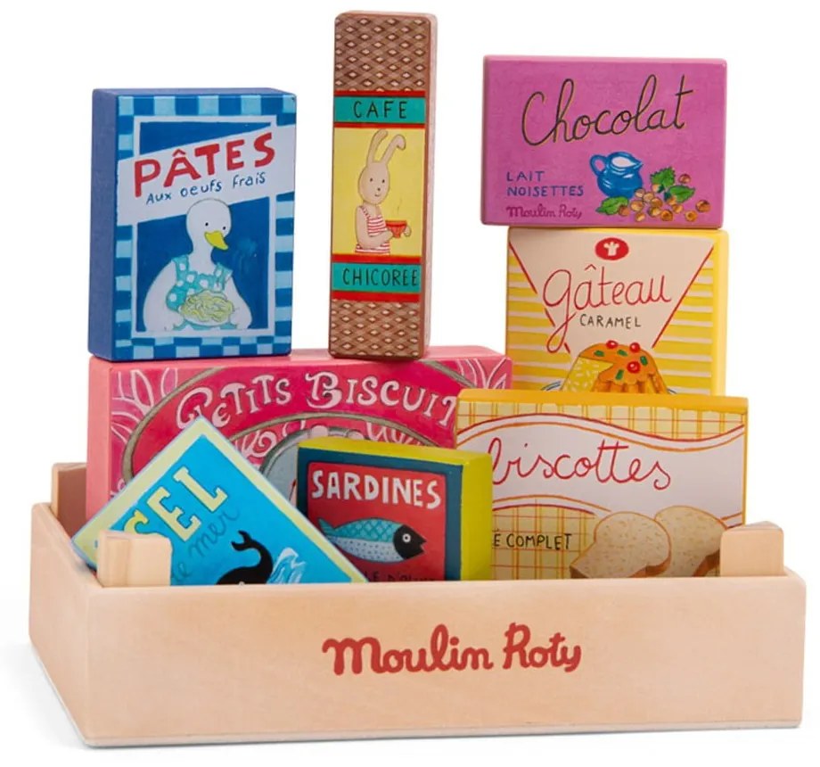 Dětský hrací set potravin Groceries – Moulin Roty
