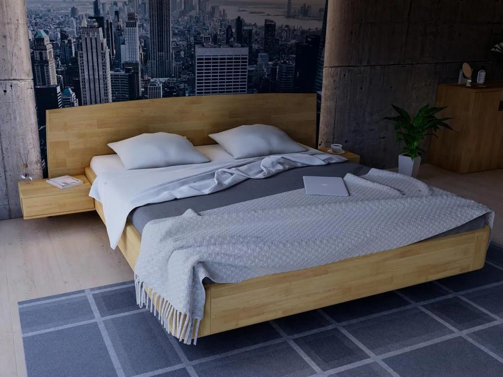 Masivní dubová postel NEVE - model 2020