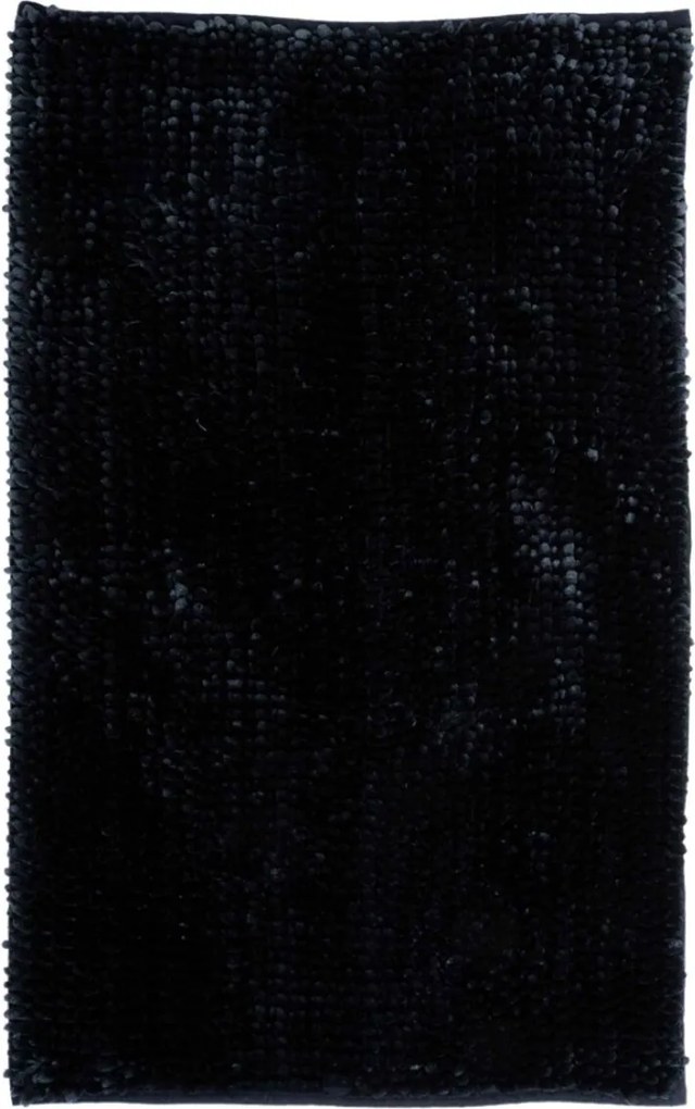 Multi-decor, Koupelnová předložka Chenille Velvet černá, 60x90, černá, koupelna