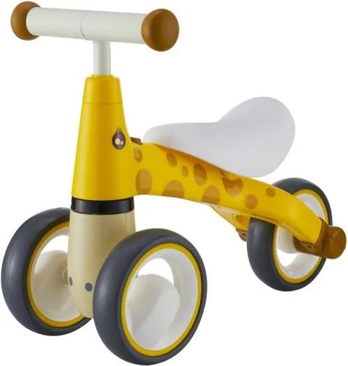 ECO TOYS Odrážedlo/tříkolka Eco Toys, Žirafka - žlutá