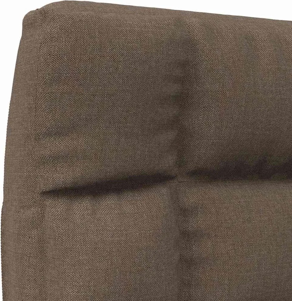 Skládací lenoška na podlahu taupe textil 336593