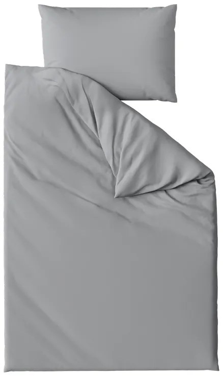 Bavlněné povlečení Lux šedé knoflík