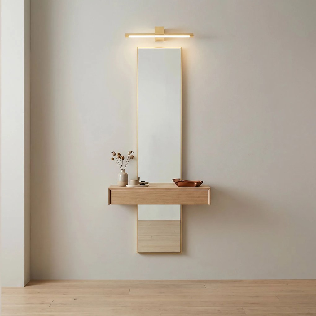 Toolight Rea, Koupelnové nástěnné LED svítidlo SWE043-1W 40cm GOLD, OSW-20143
