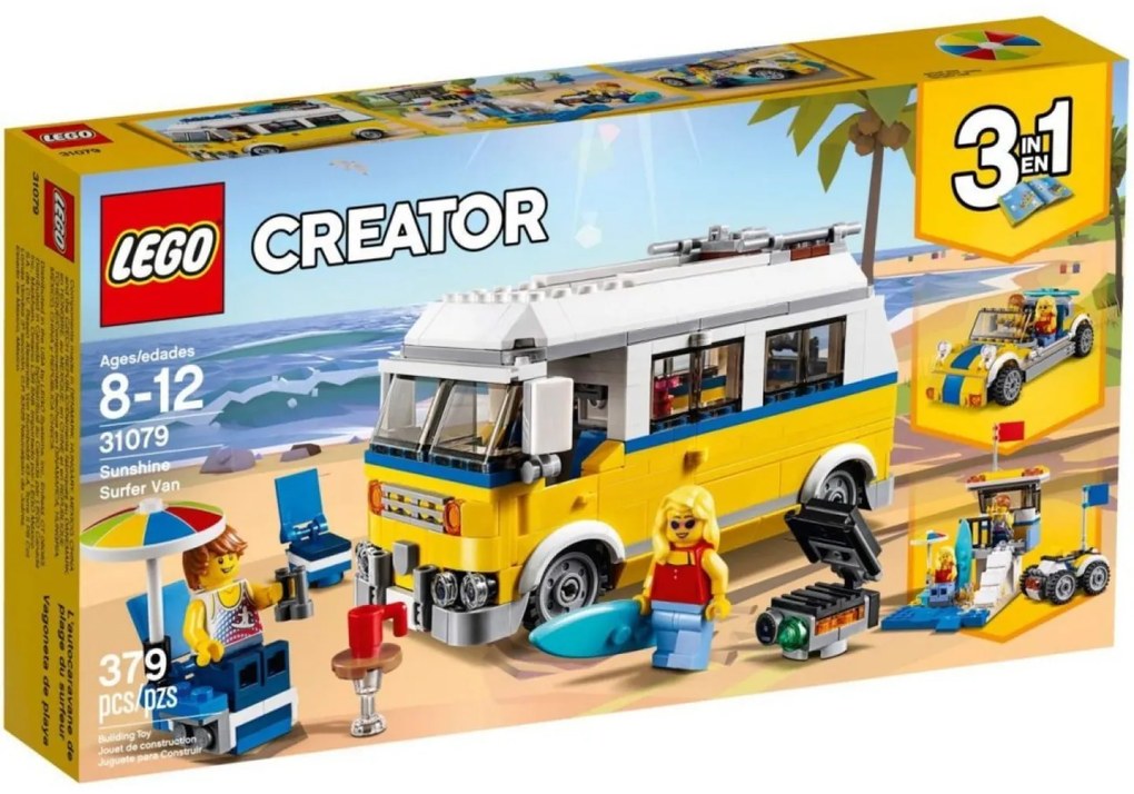 Stavebnice lego creator 31079 surfařská dodávka sunshine