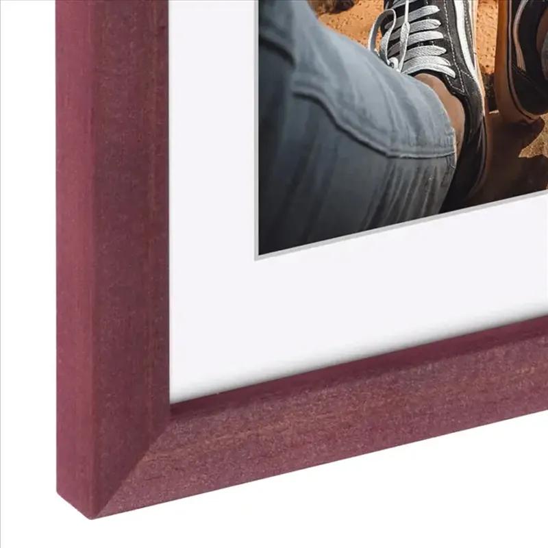 Hama rámeček dřevěný BELLA. burgund, 13x18 cm