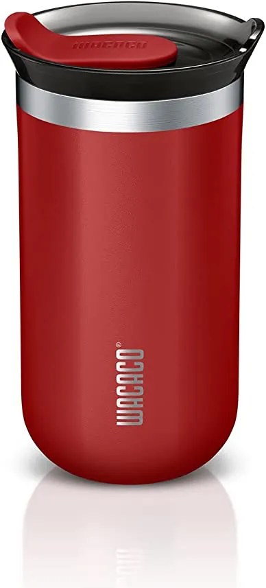 Wacaco cestovní termohrnek Octaroma Lungo - Carmine Red 300 ml