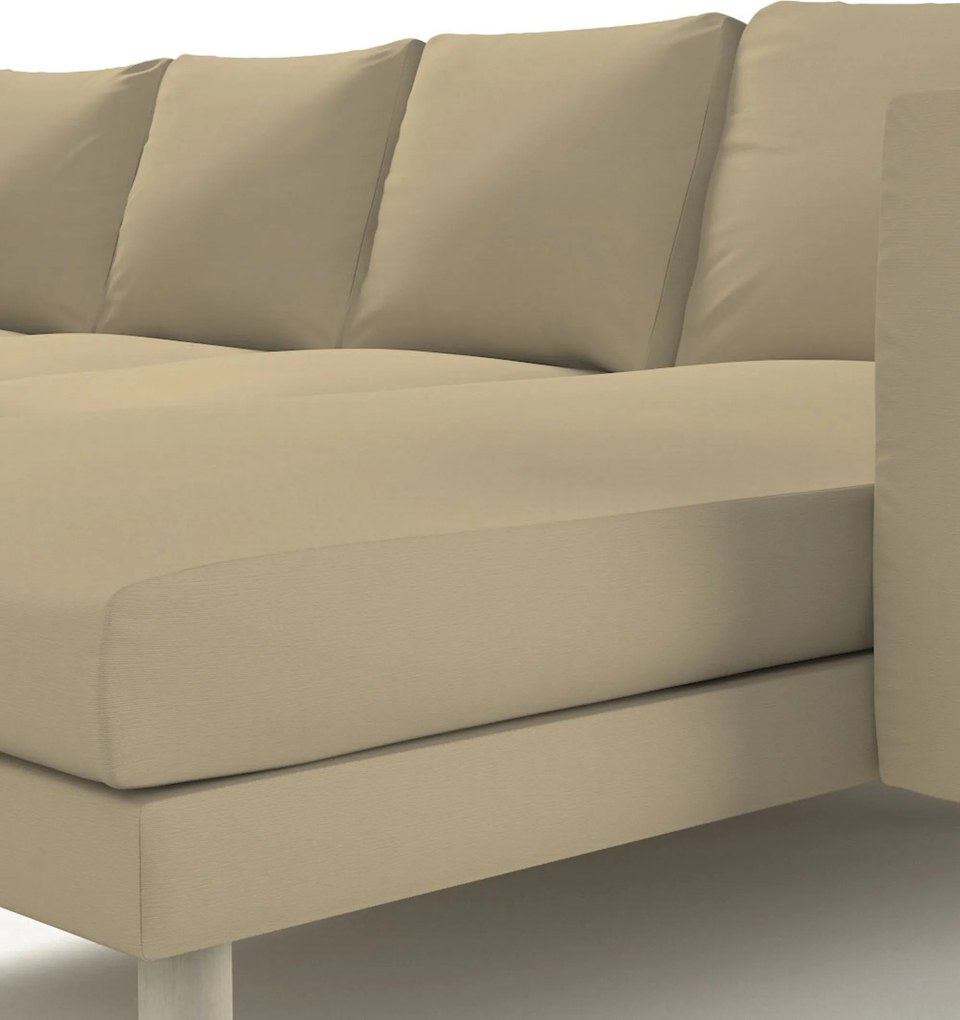 Potah na pohovku IKEA Norsborg 4-místná se šezlongem barva béžová