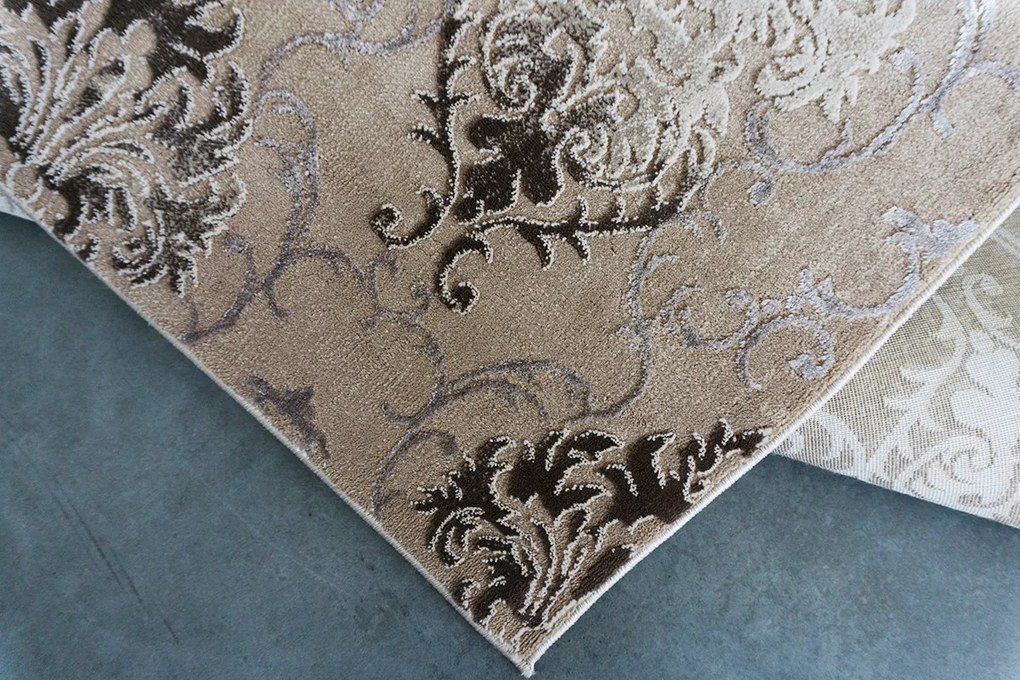 BE Koberec Elite 23282 BEIGE - béžový obdélníkový Rozměr: 60x100 cm