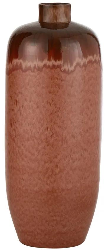 OnaDnes -20% Červená keramická váza J-line Akone 89 cm