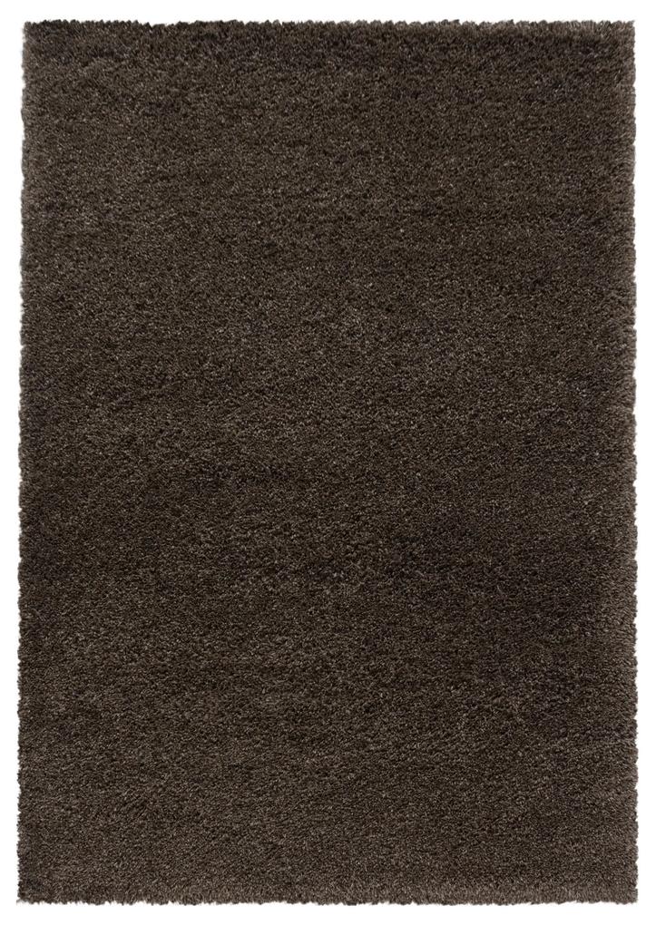 Ayyildiz Kusový koberec FLUFFY 3500, Hnědá Rozměr koberce: 60 x 110 cm