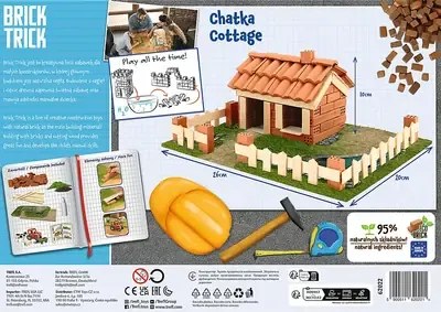 TREFL Stavebnice BRICK TRICK Chata M / 85 dílů