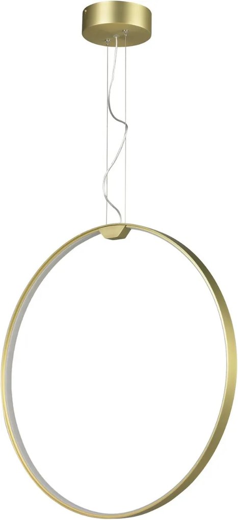 Lampa LED ring Acirculo zlatá 60 cm