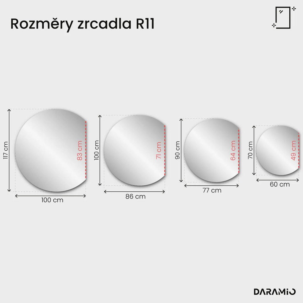 Zrcadlo Pure R11