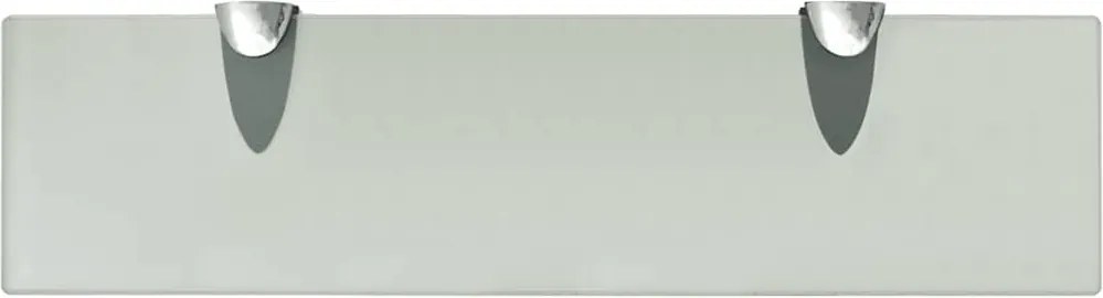 Plovoucí skleněná police 40x10 cm 8 mm 243771