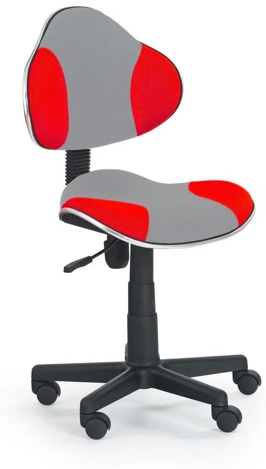 Židle dětská šedo-červená F177