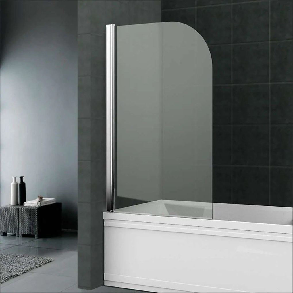 Mereo - Vanová zástěna 75x145 cm, chrom/čiré sklo CK70121K