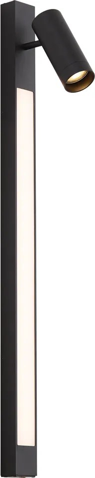 Jackle Smart Wall Spot: Black, Tiltable, Wi-Fi GU10 Included