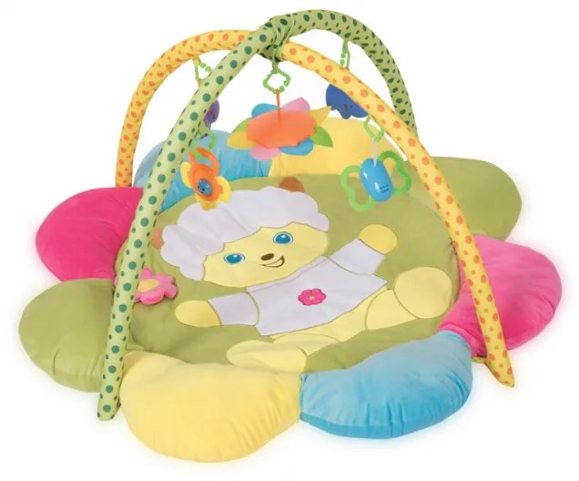 Lorelli Hrací deka Plush Play Gym Sheep s hrazdou s hračkami