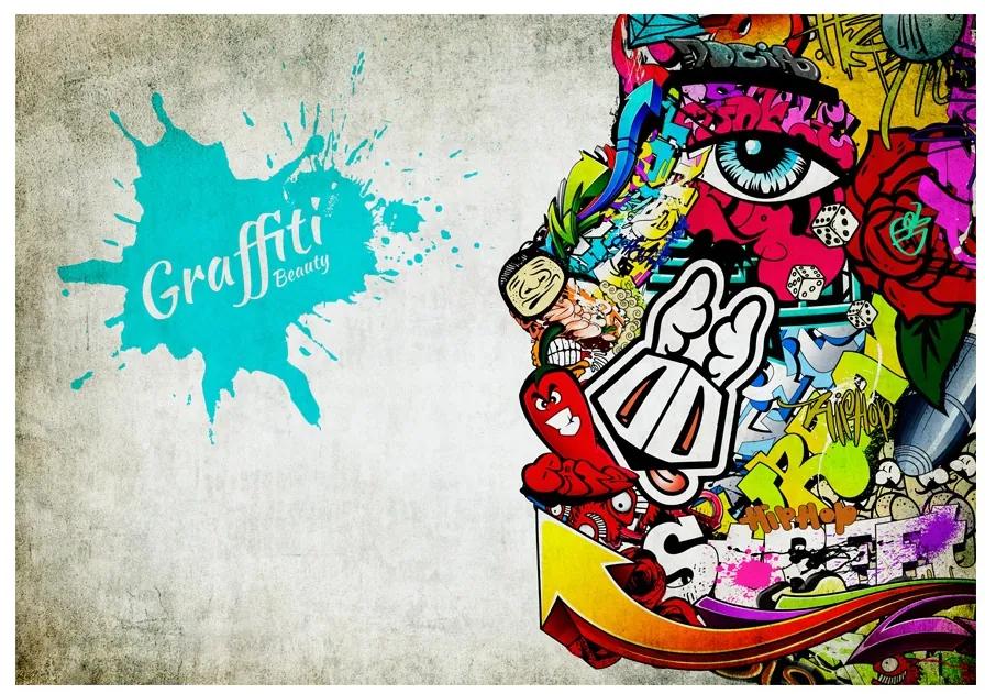 Fototapeta - Graffiti beauty