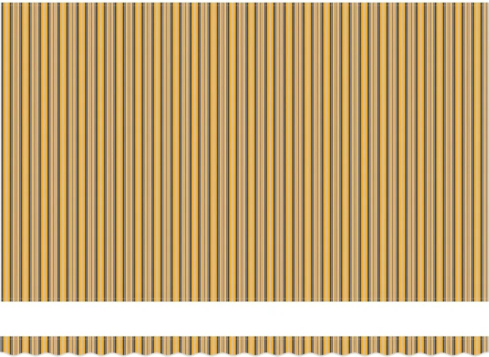 Stahovací markýza Vícebarevný 500 × 300 cm Textil a kov 3331310