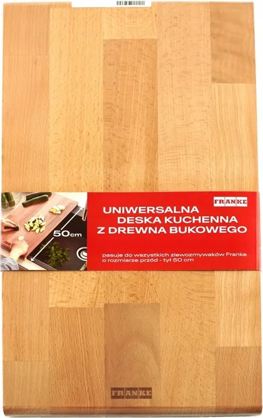 Univerzální kuchyňská deska z bukového dřeva 112.0595.PRO Franke