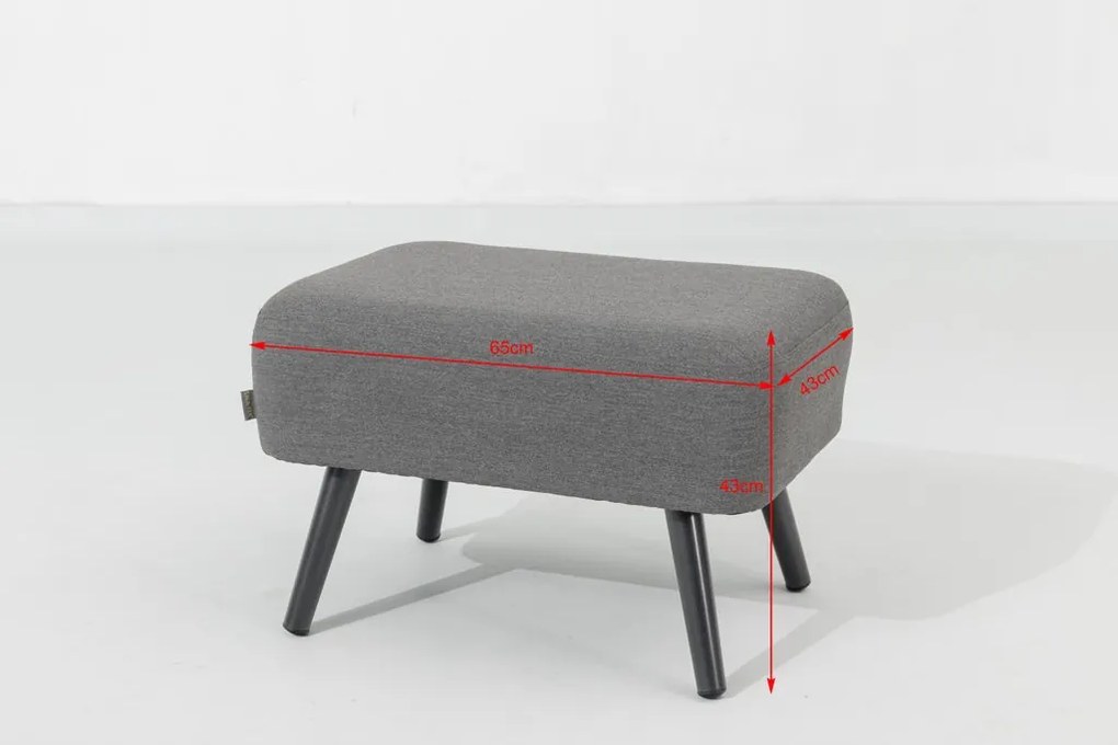Doppler Deluxe Lika-Tex rohová pohovka s taburetem