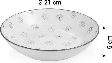TESCOMA Hluboký talíř FRESCO ø 21 cm, Daisy