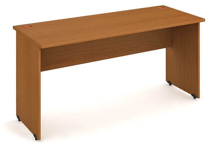 Stůl pracovní rovný 160 cm - Hobis Gate GE 1600 Dekor stolové desky: třešeň, Dekor lamino podnože: třešeň