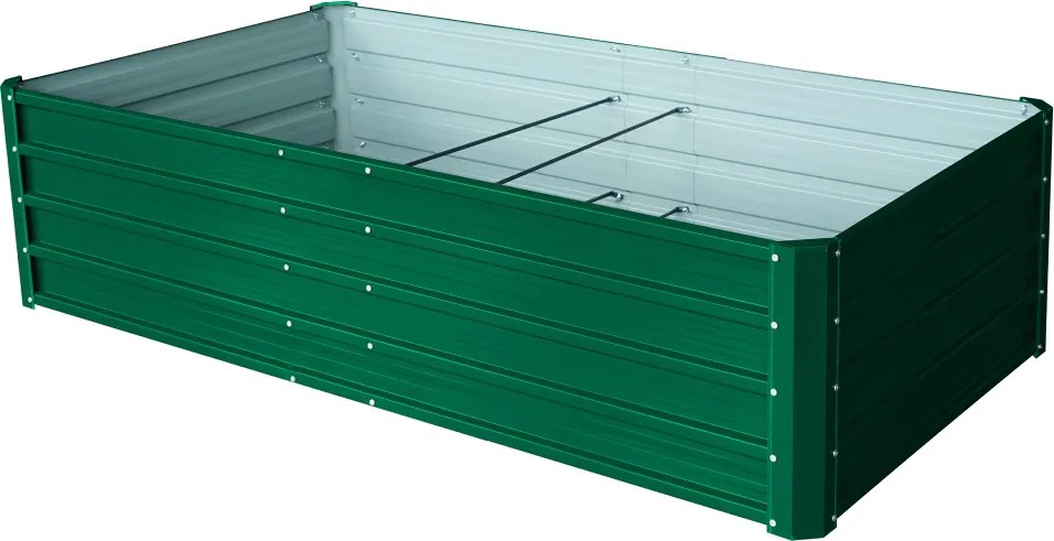 Vyvýšený zahradní záhon BestBerg VZ-800Z / 800 l / 180 x 90 x 47 cm / zelená