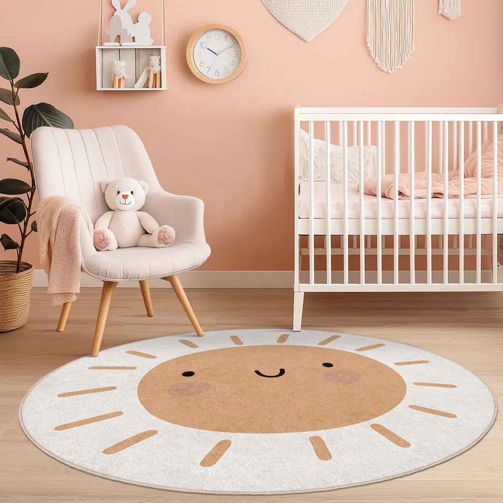 Pratelný dětský koberec ø150 cm Sunny World – Mila Home