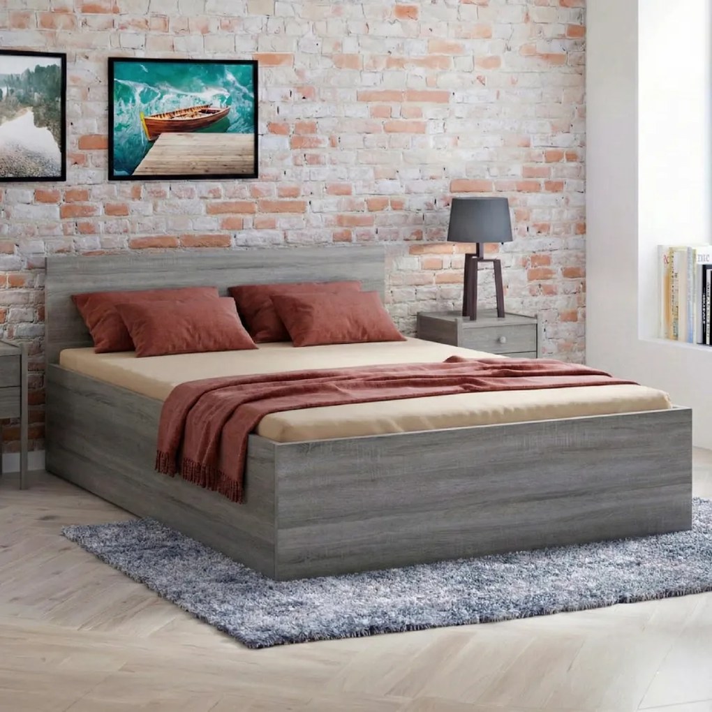 Maxi Postel STELA 140x200 cm, Dub lanýž