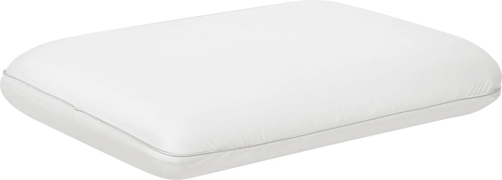 HOMCOM Paměťový pěnový polštář na hlavu, polštář na podporu krku s odnímatelným potahem, ergonomický 60 x 40 cm, krémově bílý