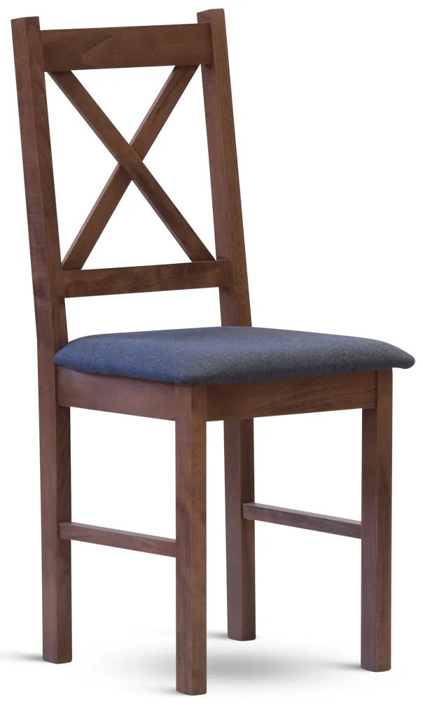 Stima Židle TERA s čalouněným sedákem Odstín: Dub Lanýž, Látky: LUIS marrone 11