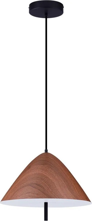 Kovové LED závěsné svítidlo v přírodní barvě s kovovým stínidlem ø 40 cm Oros – Nova Luce