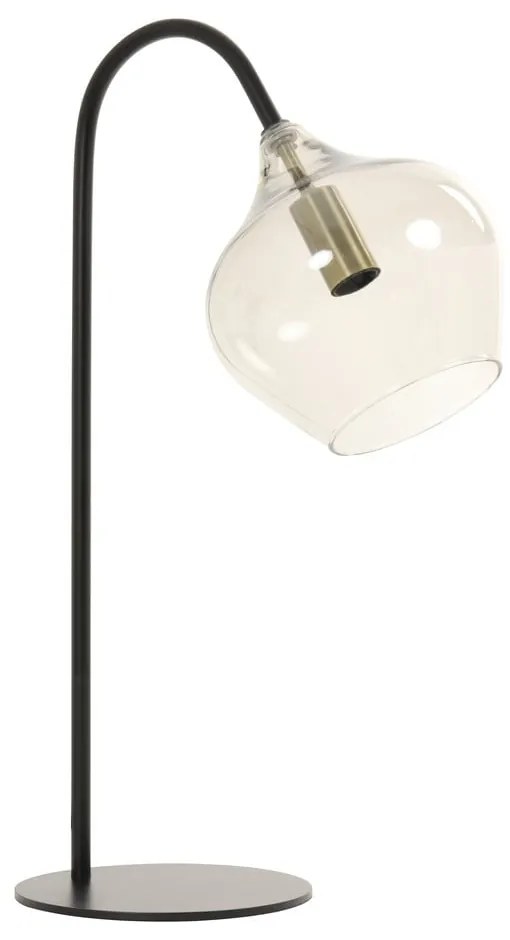 Černá stolní lampa (výška 50,5 cm) Rakel – Light &amp; Living