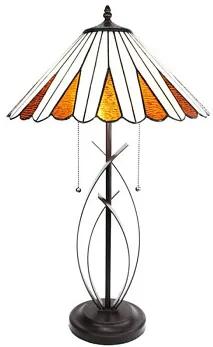 Stolní lampa Tiffany RUSTIC FIORI Clayre &amp; Eef 5LL-6280