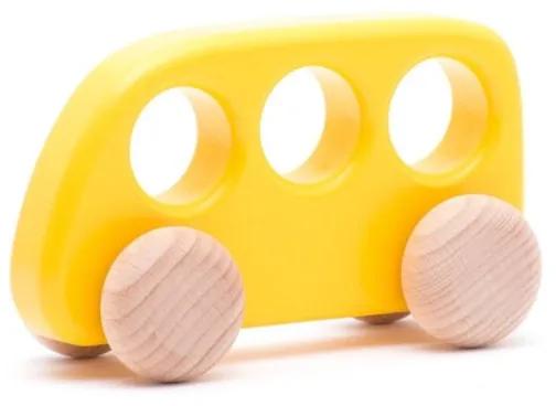 Bajo Dřevěný autobus pro nejmenší žlutý