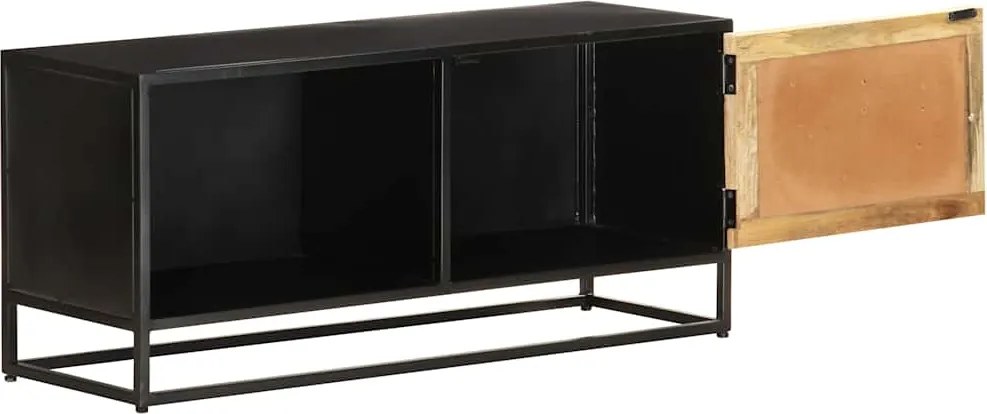 TV stolek 90 x 30 x 40 cm hrubé mangovníkové dřevo 323150