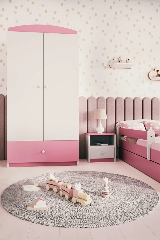 BabyBeds Dětská skříň Babydreams Barevné provedení: Růžová