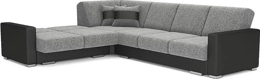 Rohová sedací souprava NERO DELUXE 308x230 šedá